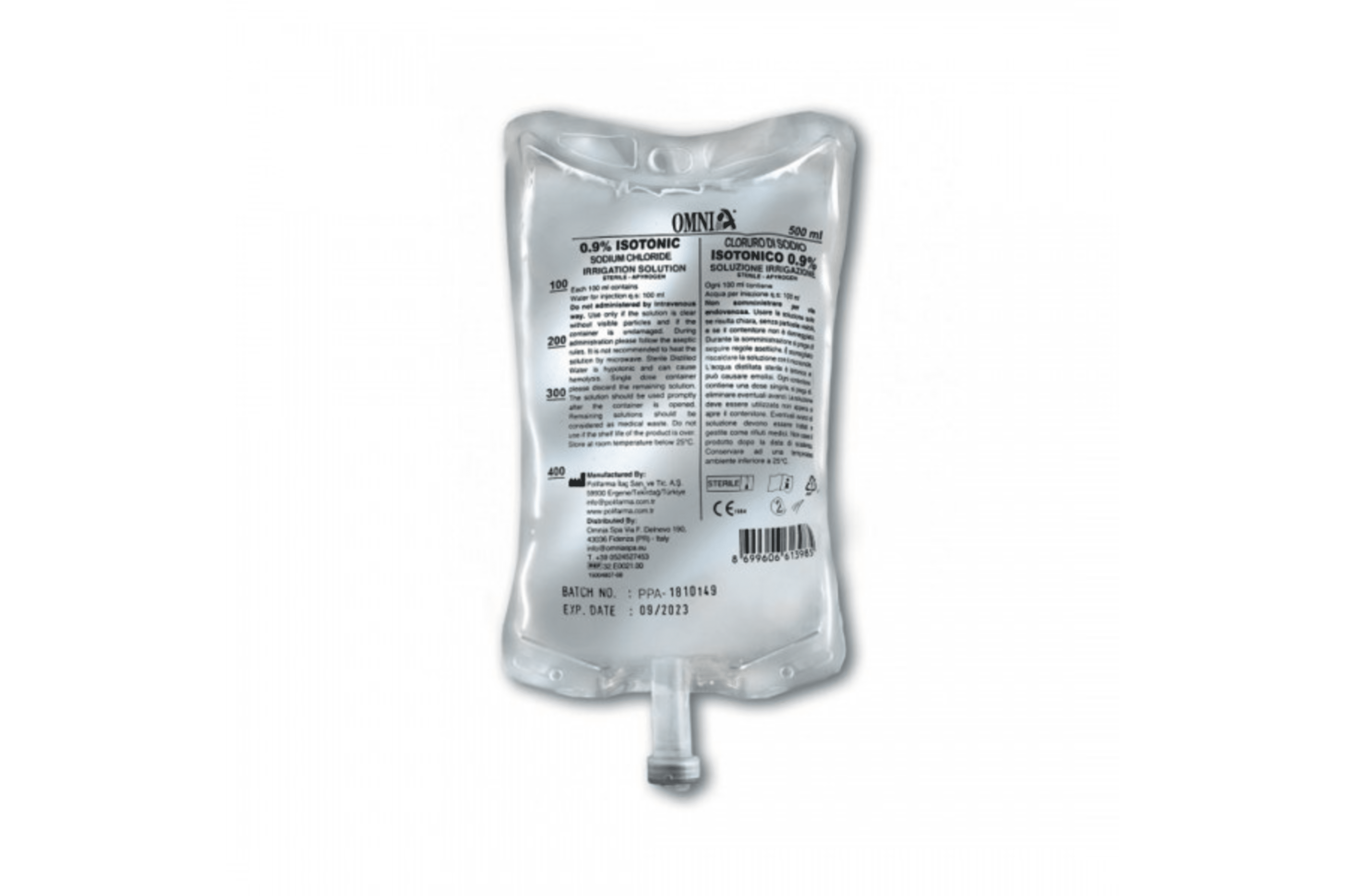 Skyllevand natriumklorid, 15 x 500 ml poser. – Dental Club Weesgaard